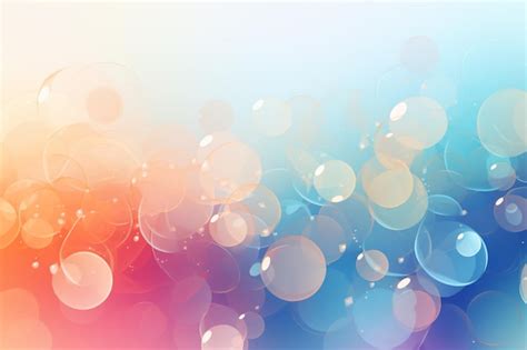 Gradient Bubbles Background High Quality Premium Ai Generated Image