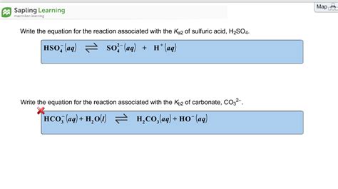Solved Map Sapling Learning Macmillan Learning Write The