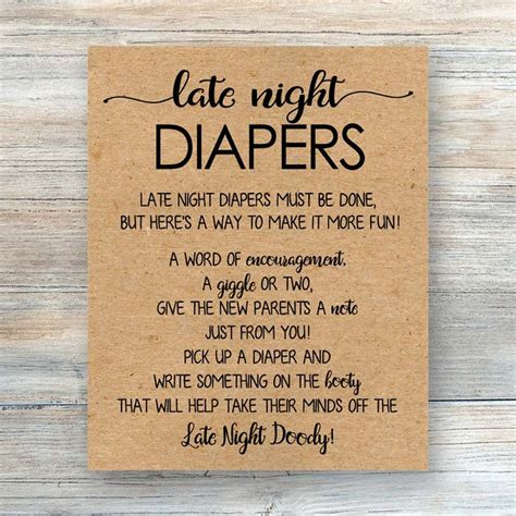 Template Late Night Diapers Sign Free Printable All Free Printables