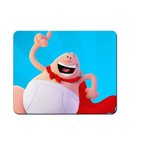 Captain Underpants Mouse Pad Natural Rubber Washable T Baganime