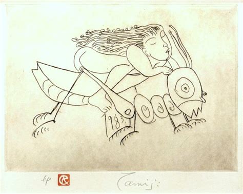 Art Work Detail Girl Riding A Grasshopper