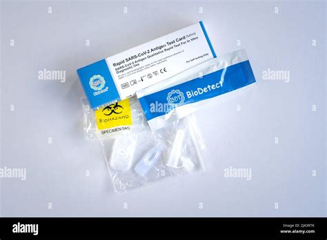 Kuala Lumpur Malaysia Mar 30 2022 A Box Of SARS CoV 2 Antigen Qualitative Rapid Test Kit By