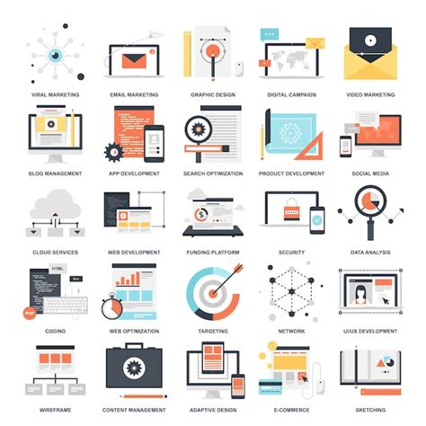 Premium Vector Seo And Development