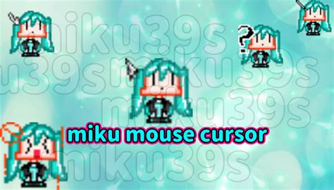 Miku Mouse Cursor Miku Shop By Miku39s On Deviantart