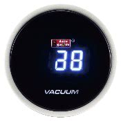 Autogauge 2 Smoked Digital Vacuum Gauge — Moonlight Racing
