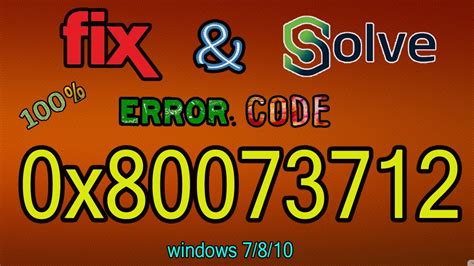 How To Fix Windows Update Error Code 0x80073712 In Windows 1087 Two Best Solutions Of 2020