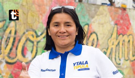 Rímac El Instante En El Que Ytala Tipula Candidata A La Alcaldía Es