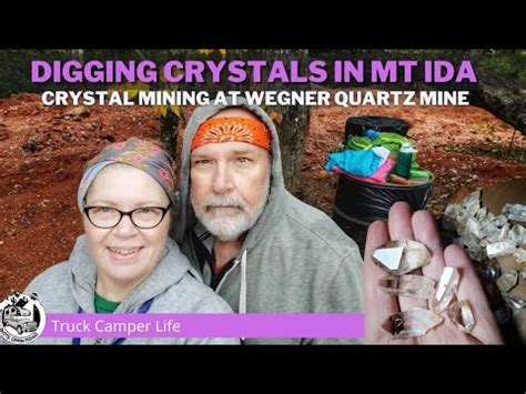 Digging Crystals In Mt Ida Arkansas Wegner Quartz Crystal Mine Full