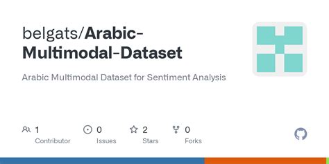 Github Belgatsarabic Multimodal Dataset Arabic Multimodal Dataset