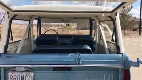 1974 Early Bronco Explorer Rear Liftgate And Tailgate Functions Youtube