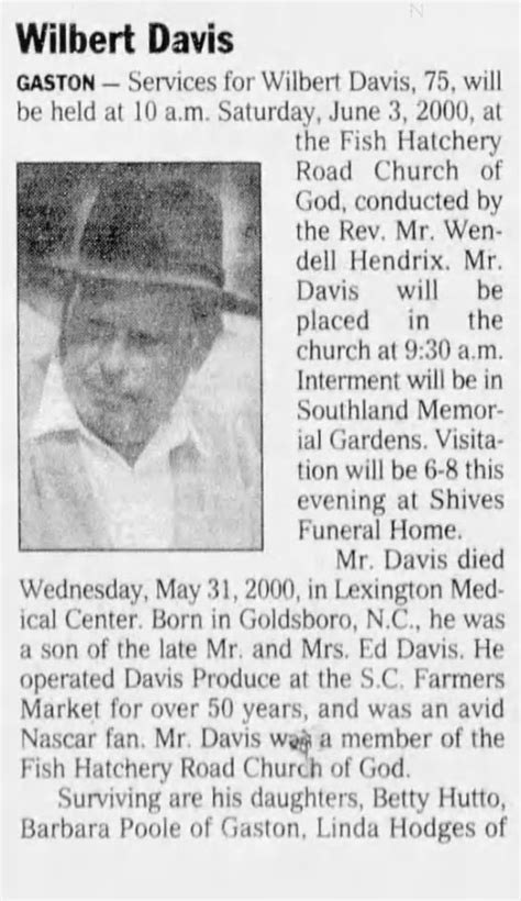 Wilbert Davis 1925 2000 Find A Grave Memorial