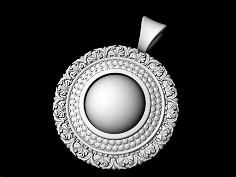 Oriental Cabochon Set 3d Model Collection Cgtrader