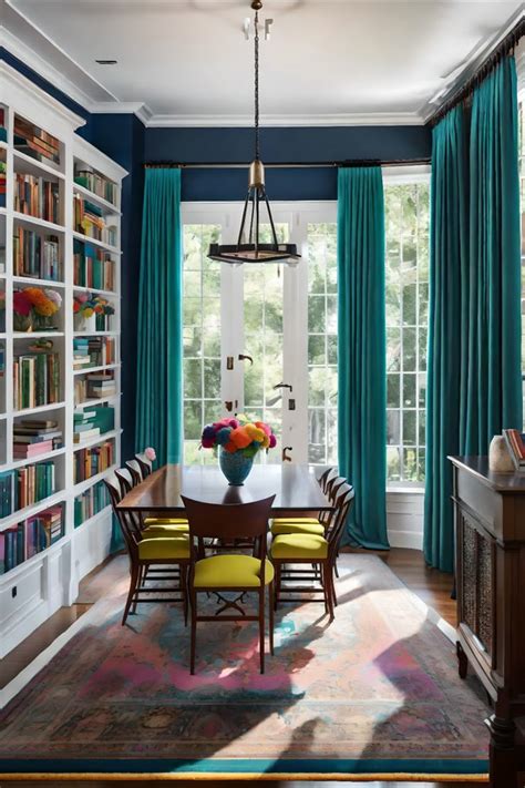 How To Decorate A Library Dining Room In 2025 Chic Dining Room