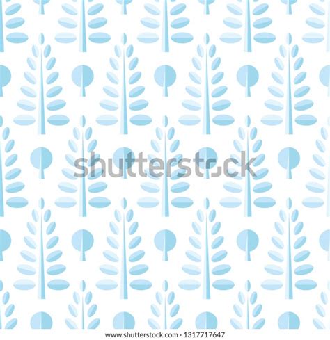 Tree Background Seamless Patternvector Stock Vector Royalty Free