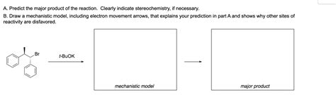 Solved QUESTION A Draw A Reaction Coordinate Diagram That Chegg