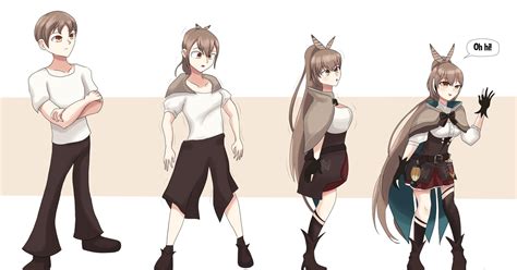 Sequence Transformation Into Someone Else Transsexual Fiction Boy