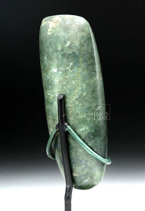 Sold Price Olmec Green Jade Celt April 2 0118 7 00 Am Mdt