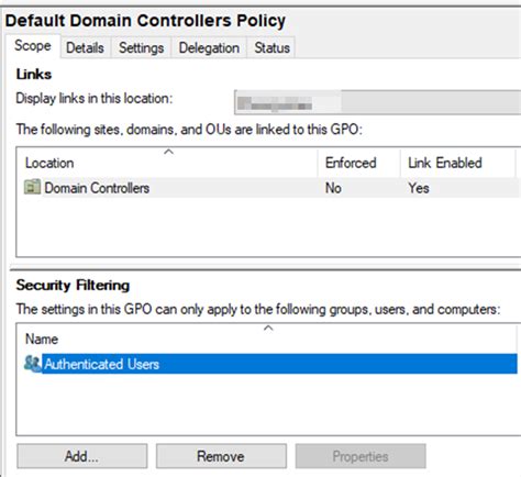 Permissions For This Gpo Are Inconsistent Windows Server Microsoft