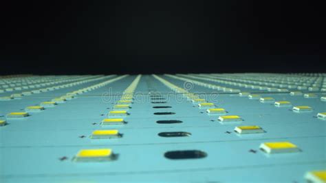 Led Produce Chip Factory Industry Of New Electric Producing Industry Stock Footage Video Of