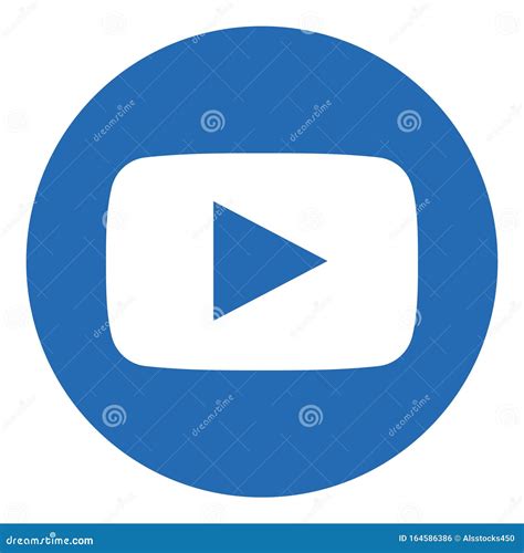 Round Youtube Vector Logo