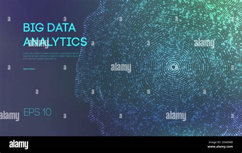 Big Data Analytics Vector Future Technology Concept Web Design