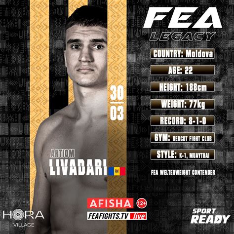 Artiom Livadari I Am A Simple And Modest Person With Many Ambitions At The Beginning Of My