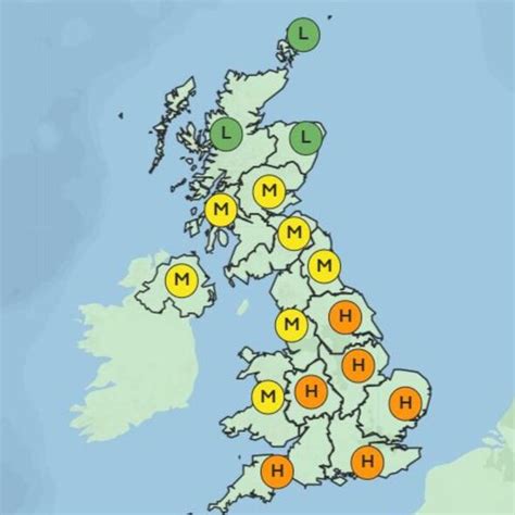 Met Office Warning Precise Uk Locations About To Face Pollen Surge