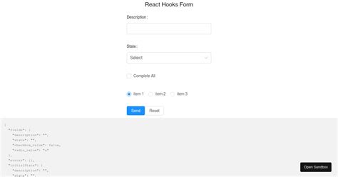 React Hooks Form Codesandbox React Hooks Form Codesandbox
