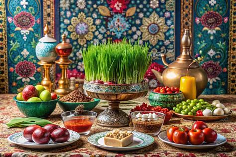 Celebrate Nowruz A Stunning Haft Seen Table Setting For The Iranian New