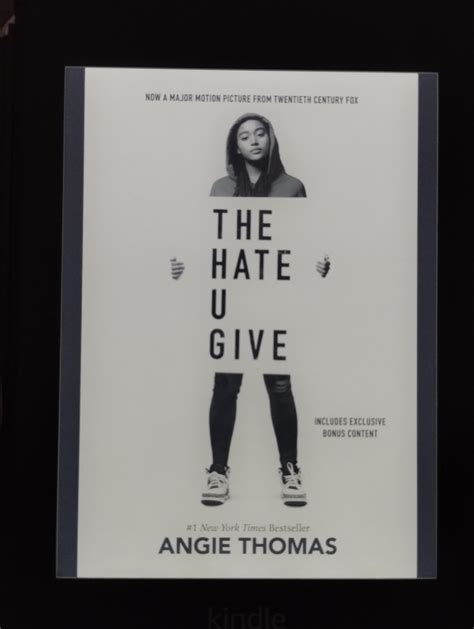 Iacr [the Hate U Give] By [angie Thomas] R Iamcurrentlyreading