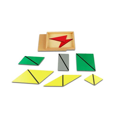Wooden Montessori Constructive Triangle Preschoolmall