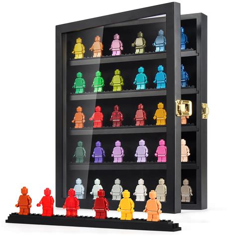 Tj Moree Minifigure Display Case For Collectibles Mini Figure Display Case Wall Mount 11 X 13