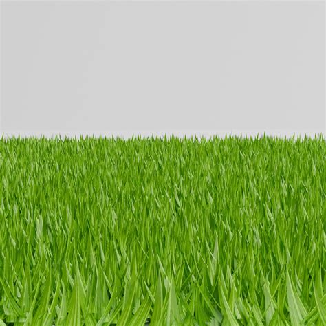 Green Grass 3d For Interior And Exterior Use Low Poly Grass 3d Model