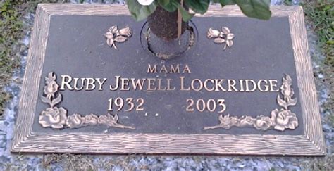 Ruby Jewell Moon Lockridge 1932 2003 Find A Grave Memorial
