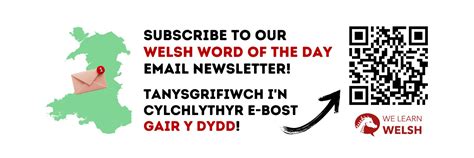 We Learn Welsh Welsh Word Of The Day