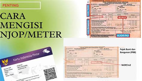 Cara Mudah Dan Lengkap Mengisi Njop Meter Kip Kuliah 2025 Gensa Media Indonesia