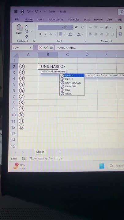 Unichar In Excel ⁠ Excel Exceltutorial Exceltips Excelshortcuts Gen Z Techie Youtube
