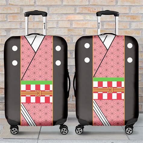 Nezuko Kimono Demon Slayer Anime Luggage Cover Suitcase Protector