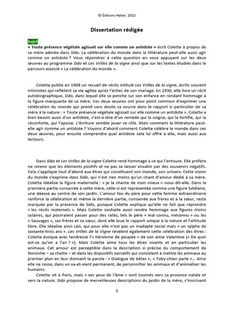 Dissertation Redigee P41 Pdf