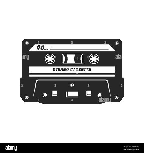 Cassette Tape Icons Stylish Vintage Cassette Tape Vector Colored Old