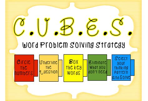 Cubes Math Strategy Free Printable Free Printable