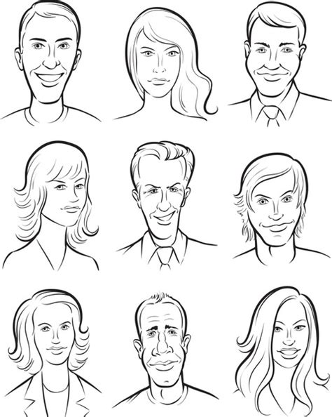 Caricature Drawing Black And White