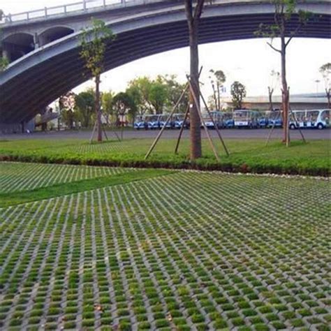 Modern Industrial Wave Flat Top Hdpe Grid Grass Pavers For Garden Slope