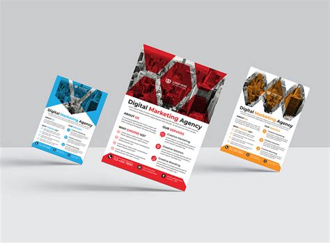 Corporate Digital Marketing Flyer Design Template By Mostafizur Rahman