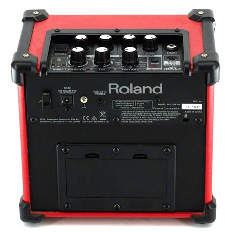 Roland Micro Cube Gx Guitar Amplifier Red Secondhand At Gear4music