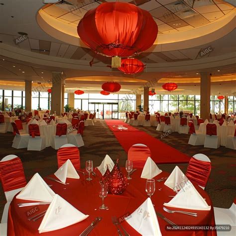 Ai创作图红灯笼餐厅 饭店升学宴 喜宴餐厅布置 红色喜庆宴会 喜庆会议餐厅 酒店升学宴 婚宴大厅摆设 红色订婚宴会派对设计 酒店升学宴布置 红色升学宴 喜庆的宾馆 喜宴餐厅 喜宴升学宴 红色订