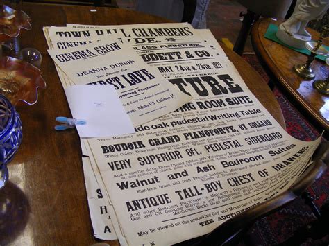A Selection Of Old Isle Of Wight Riddett And Co Advertising Posters And