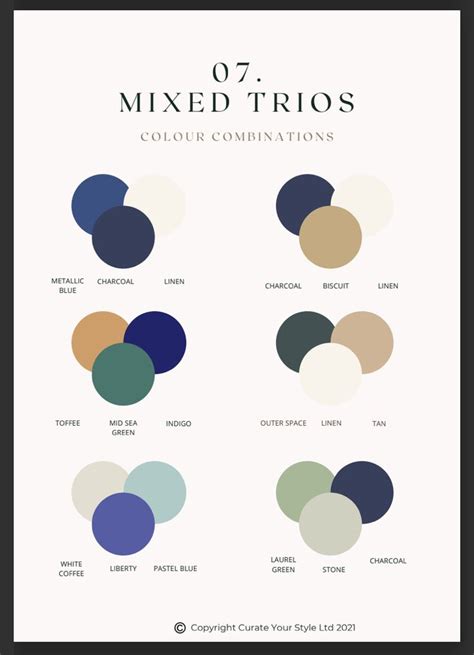 Color Scheme For Mixed Trios