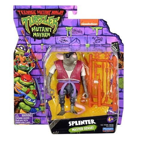 Teenage Mutant Ninja Turtles Splinter Mutant Mayhem Top Pick Toys