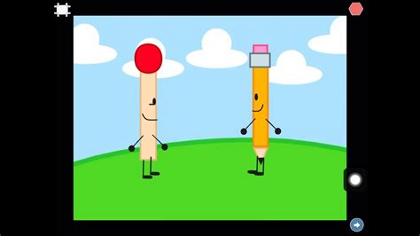 Bfdi 1a Part 1 With Scratchjr No Voice Youtube